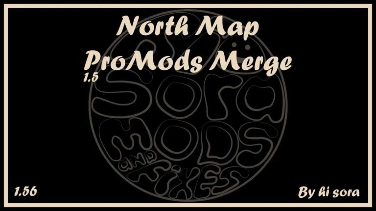 North Map - ProMods Merge v1.5 1.56 ETS2 - Euro Truck Simulator 2 Mods ...