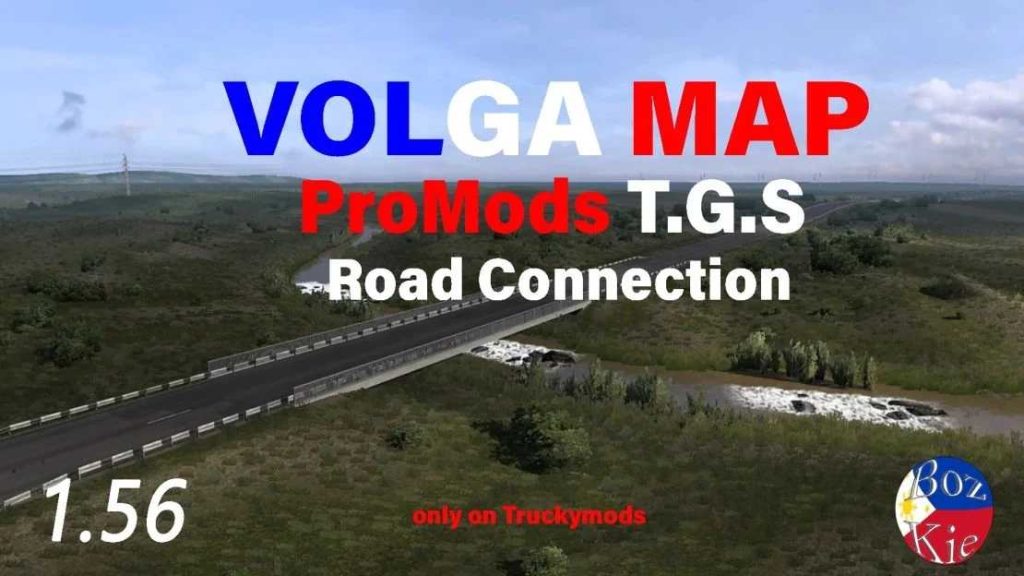 Volga Map - Promods T.G.S Road Connection v1.2-1.56 ETS2 - Euro Truck Simulator 2 Mods ...