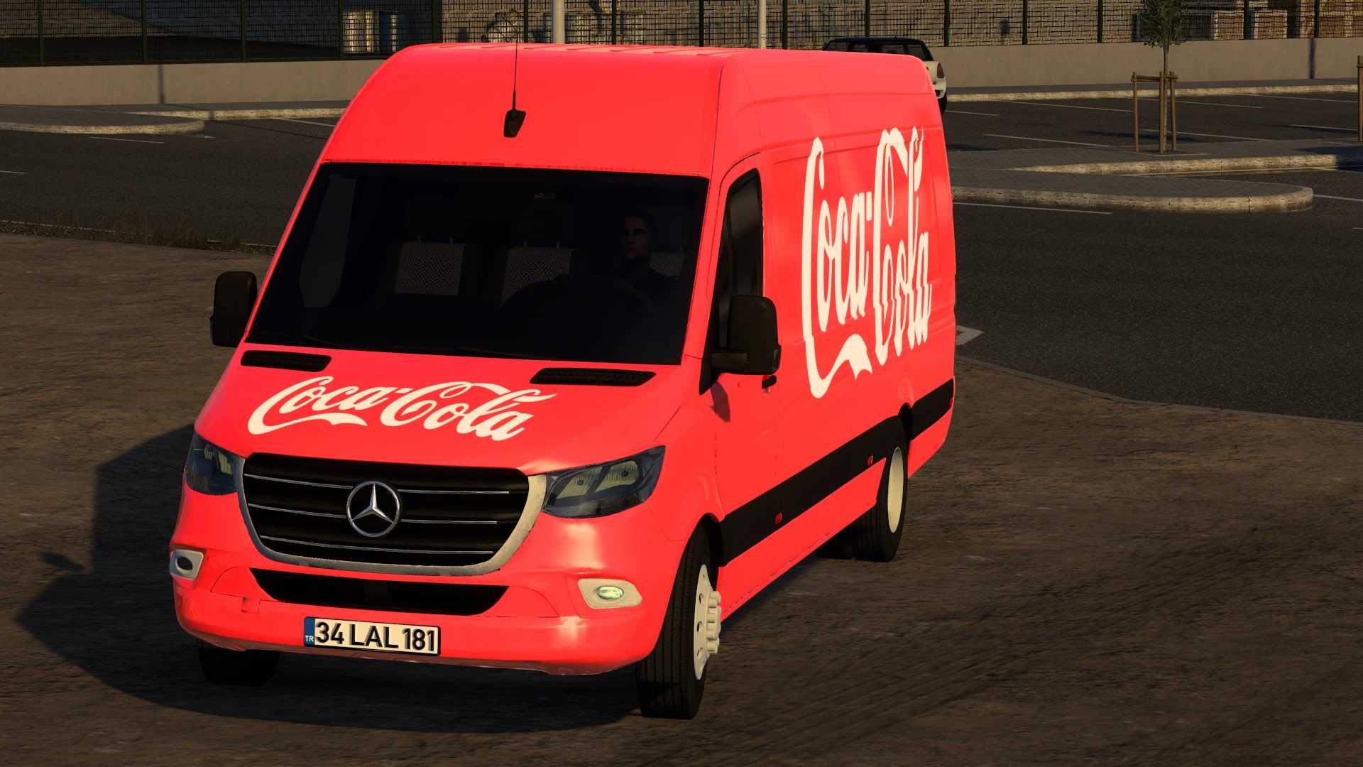 COCA-COLA MERCEDES-BENZ SPRINTER TRZPRO 05 11 2025 v1.0 1.50 1.56 ATS ...