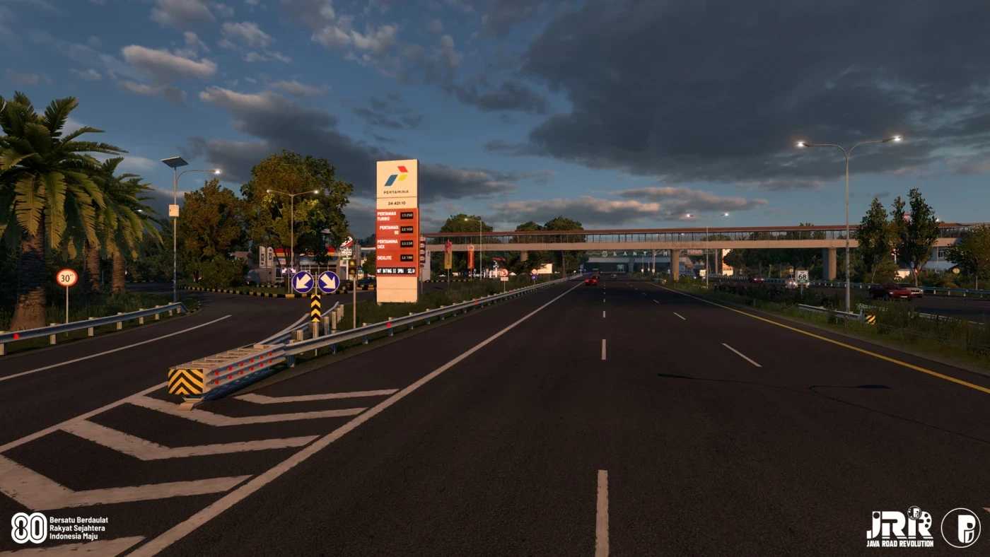 JRR (Java Road Revolution) - Indonesia Map v0.91 1.57 ETS2 - Euro Truck ...