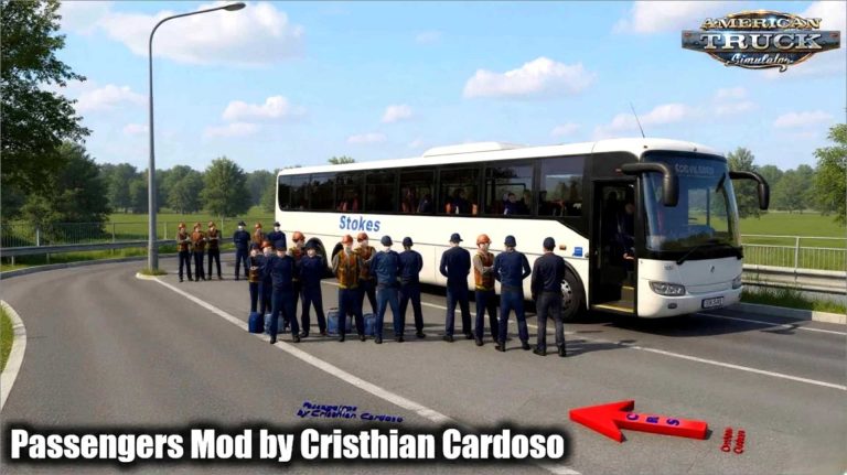 Passengers Bus Mod V2.4 by Cristhian Cardoso 1.57.x ATS - Euro Truck ...