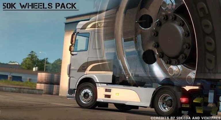 50k Wheels Pack v4.2.1 ETS2 - Euro Truck Simulator 2 Mods | American ...
