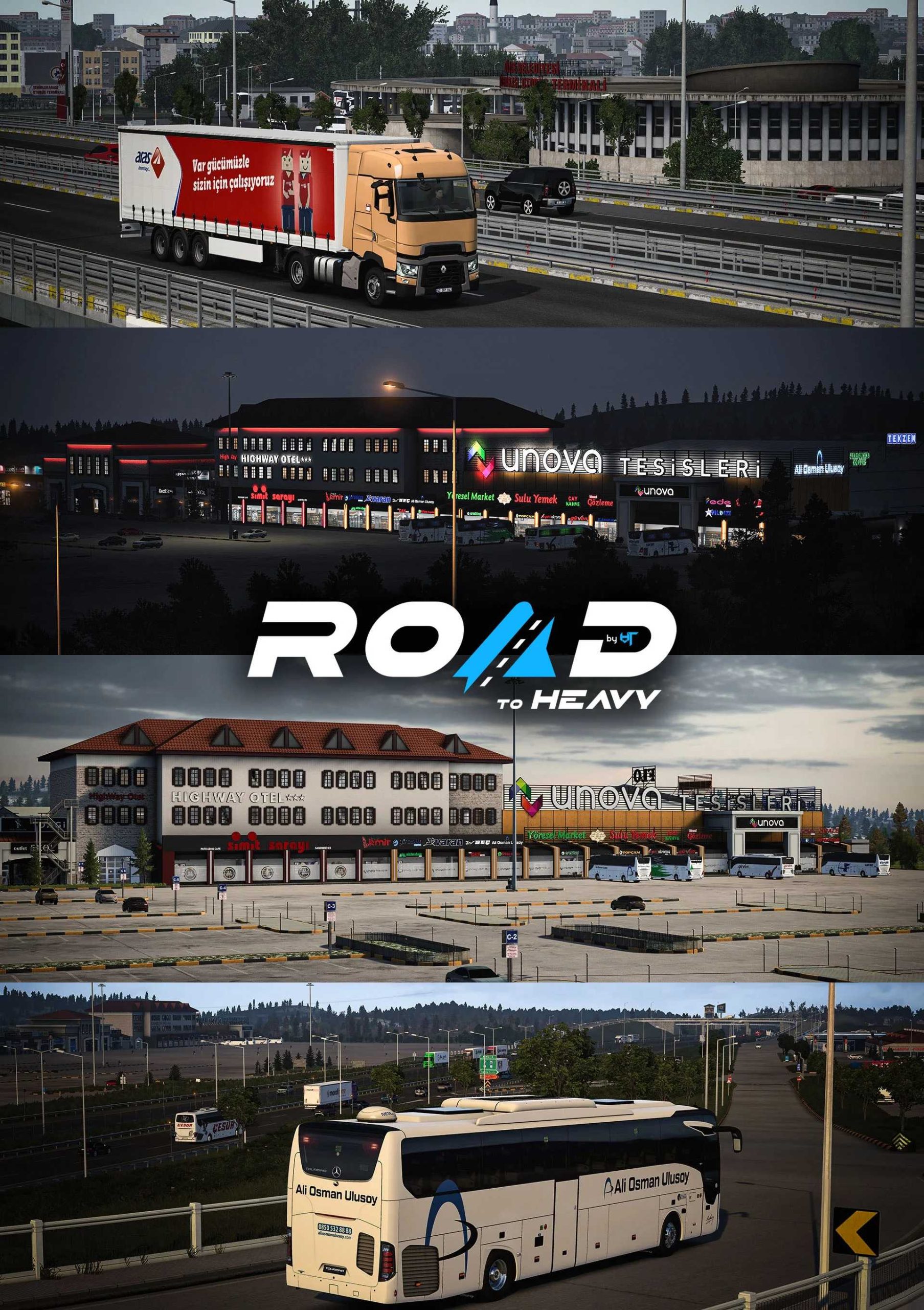 Road to Heavy: Turkey Map v1.1beta (1.57) ETS2 - Euro Truck Simulator 2 Mods | American Truck ...