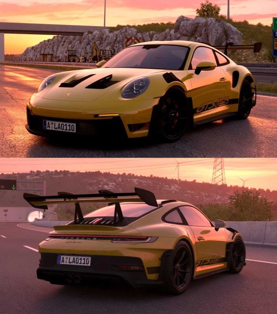 2023 Porsche 911 GT3 RS v1.0 1.57 ETS2 - Euro Truck Simulator 2 Mods ...