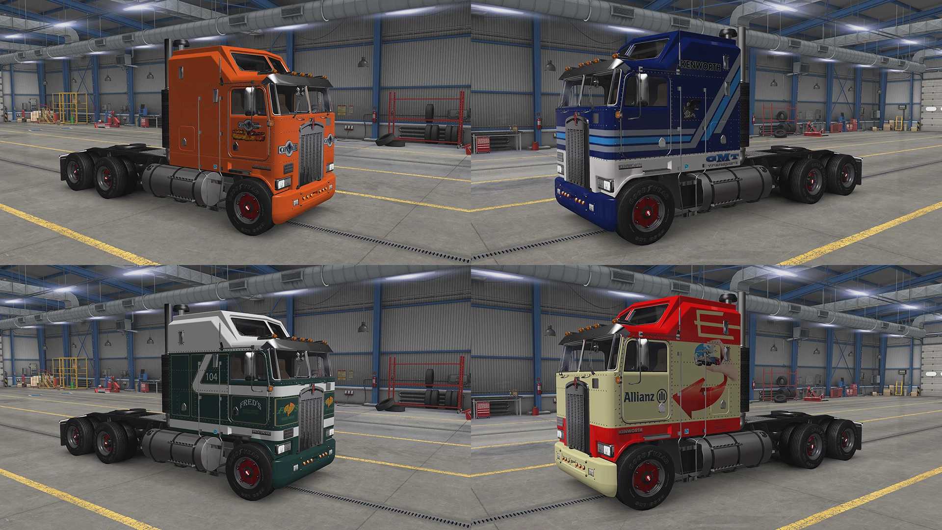 KENWORTH K100 SKIN PACK v7.0 ATS - Euro Truck Simulator 2 Mods ...