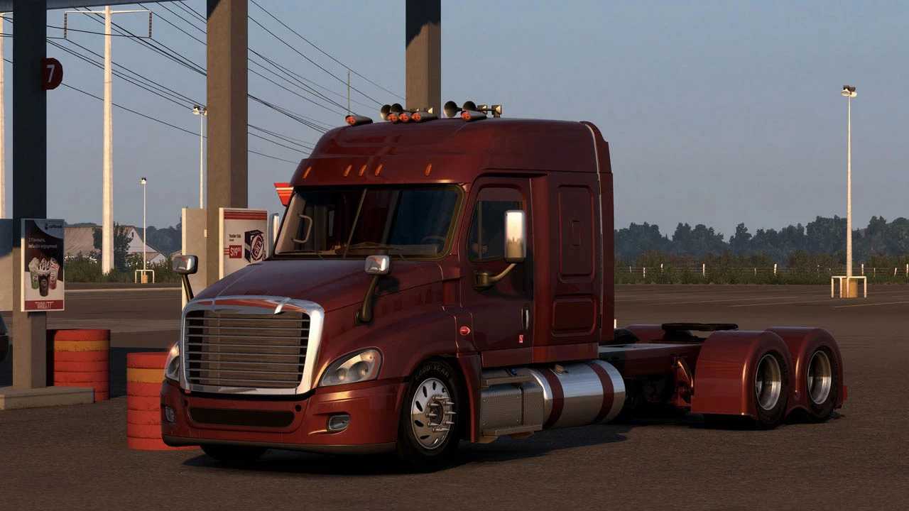 Freightliner Cascadia 125 v3.3 1.57 ETS2 - Euro Truck Simulator 2 Mods ...