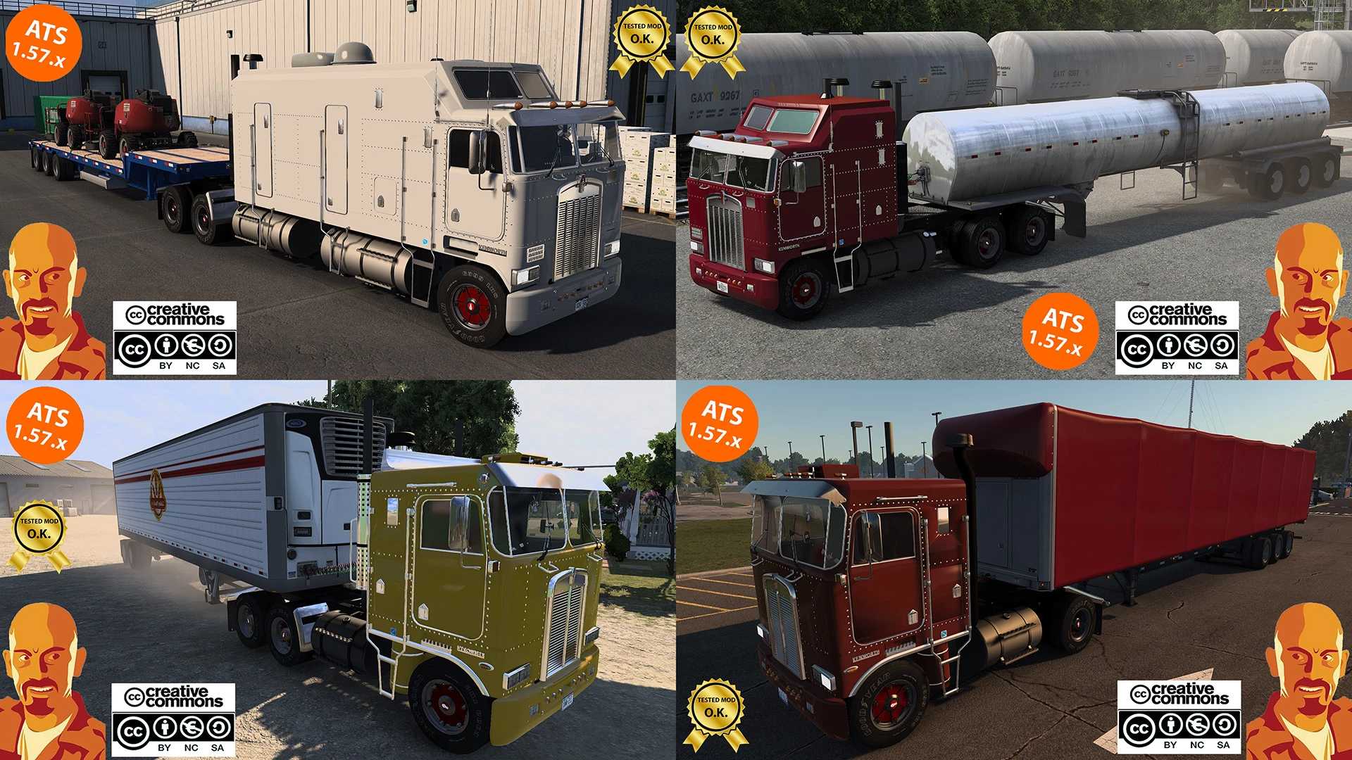 KENWORTH K100 v7.0 1.57.x ATS - Euro Truck Simulator 2 Mods | American ...