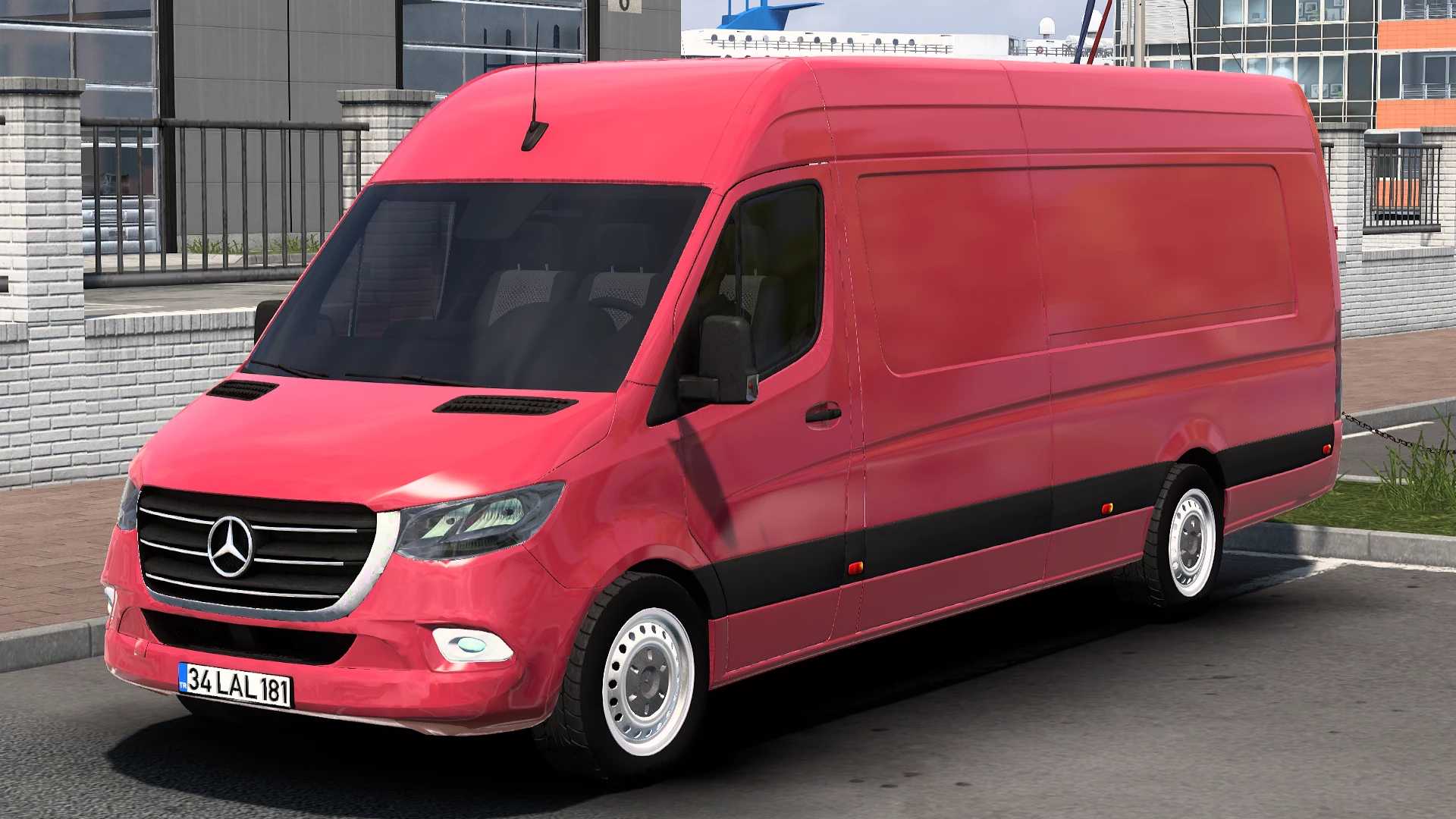 Mercedes Benz Sprinter 2021 v1.57 ETS2 - Mods - GAMELIFE România