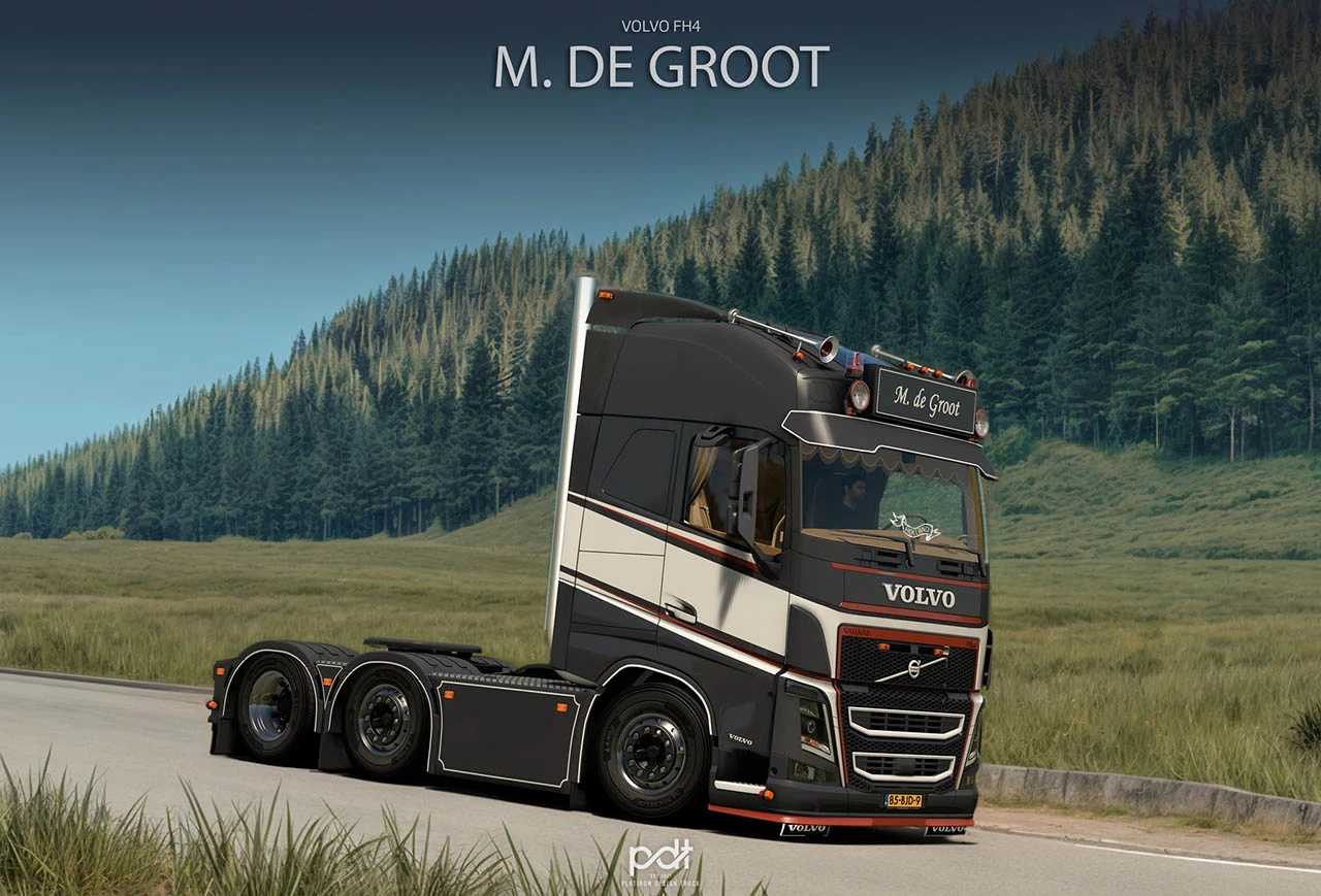 Volvo FH4 M.de Groot v14.0 1.57 ETS2 - Euro Truck Simulator 2 Mods ...