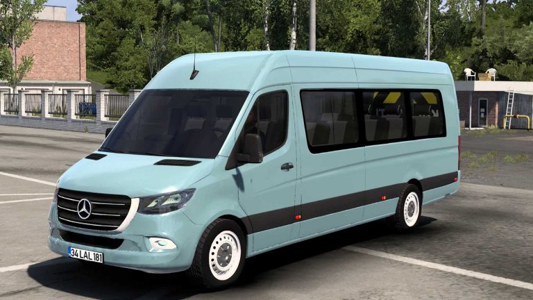 Mercedes Benz Sprinter 2021 v1.58 ETS2 - Euro Truck Simulator 2 Mods ...