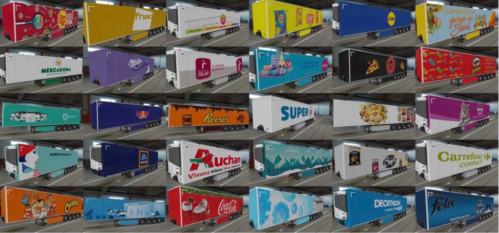 Realistic Trailers Pack v2.5.4 ETS2 - Euro Truck Simulator 2 Mods ...