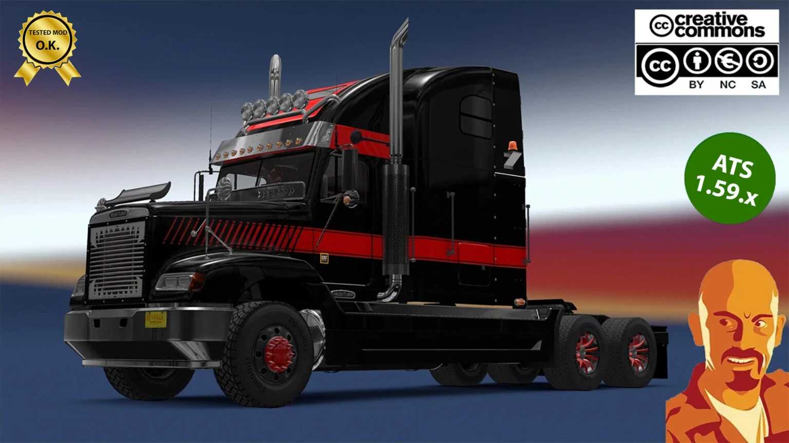 FREIGHTLINER FLD v2.1 FIX 1.59.x ATS - Euro Truck Simulator 2 Mods ...