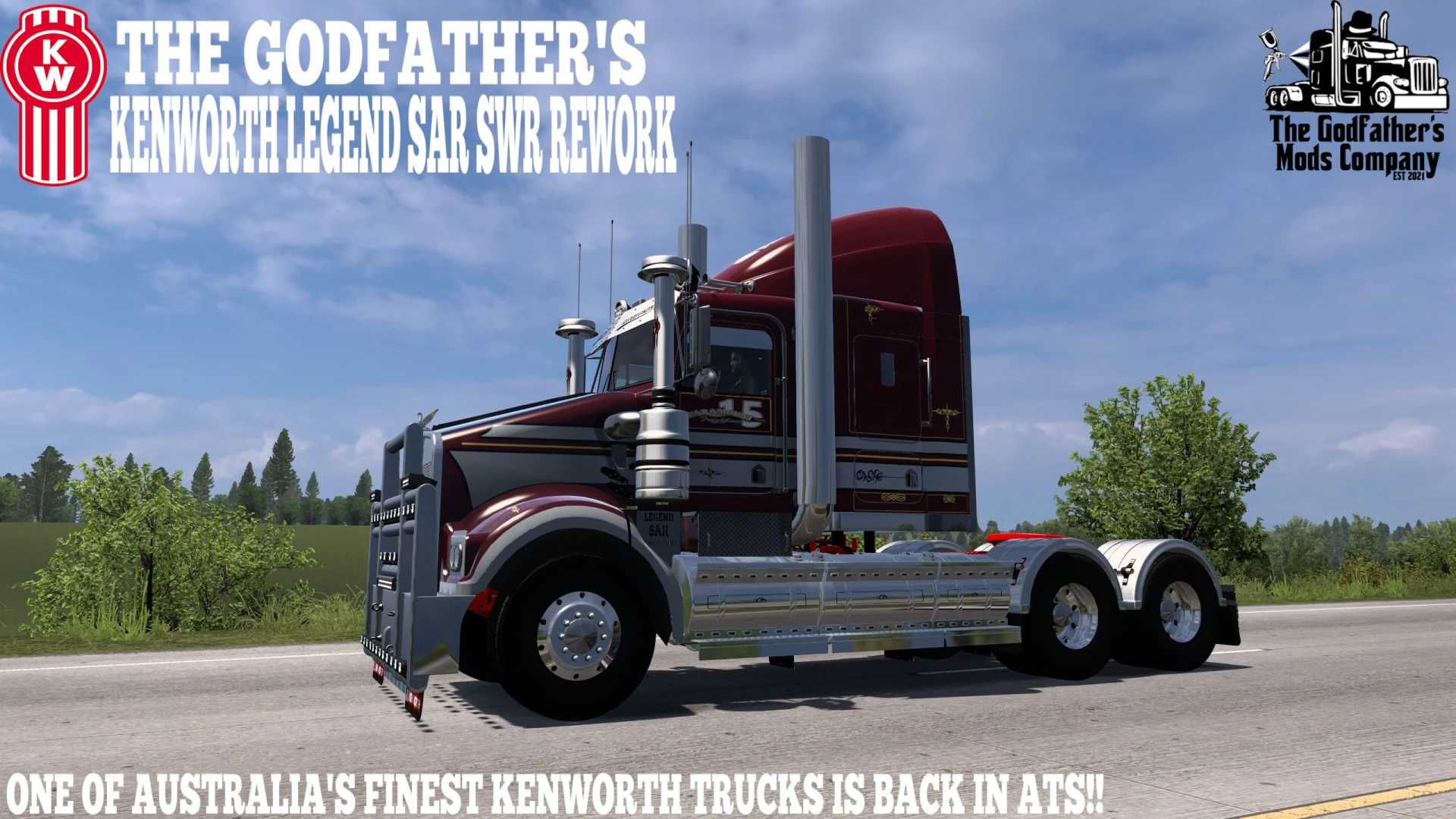 The Godfather's Kenworthy Legend SAR SWR Rework v1.0 ATS - Euro Truck ...