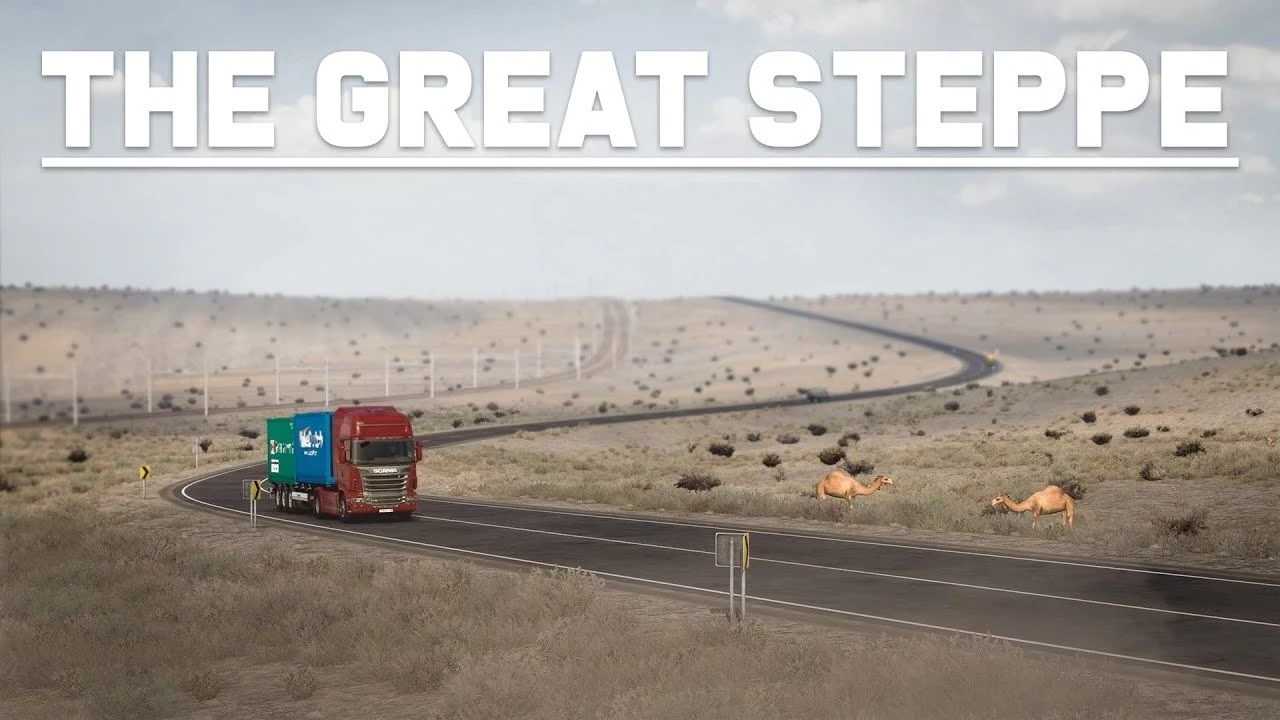 The Great Steppe Map v1.6.1 1.59 ETS2 - Euro Truck Simulator 2 Mods ...