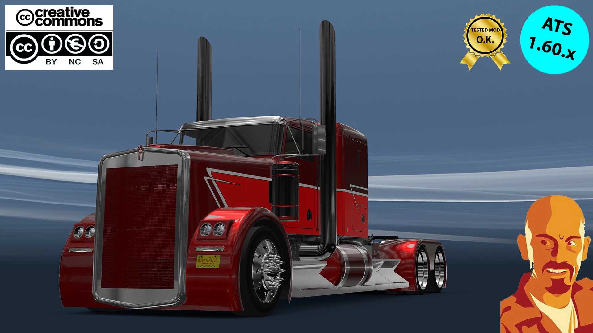 KENWORTH PHANTOM v2.0 1.59-1.60.x ATS - Euro Truck Simulator 2 Mods ...