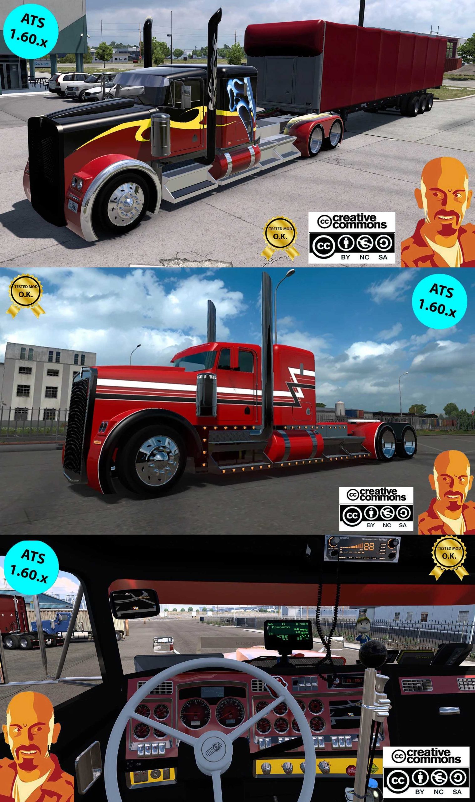 KENWORTH PHANTOM v2.0 1.59-1.60.x ATS - Euro Truck Simulator 2 Mods ...