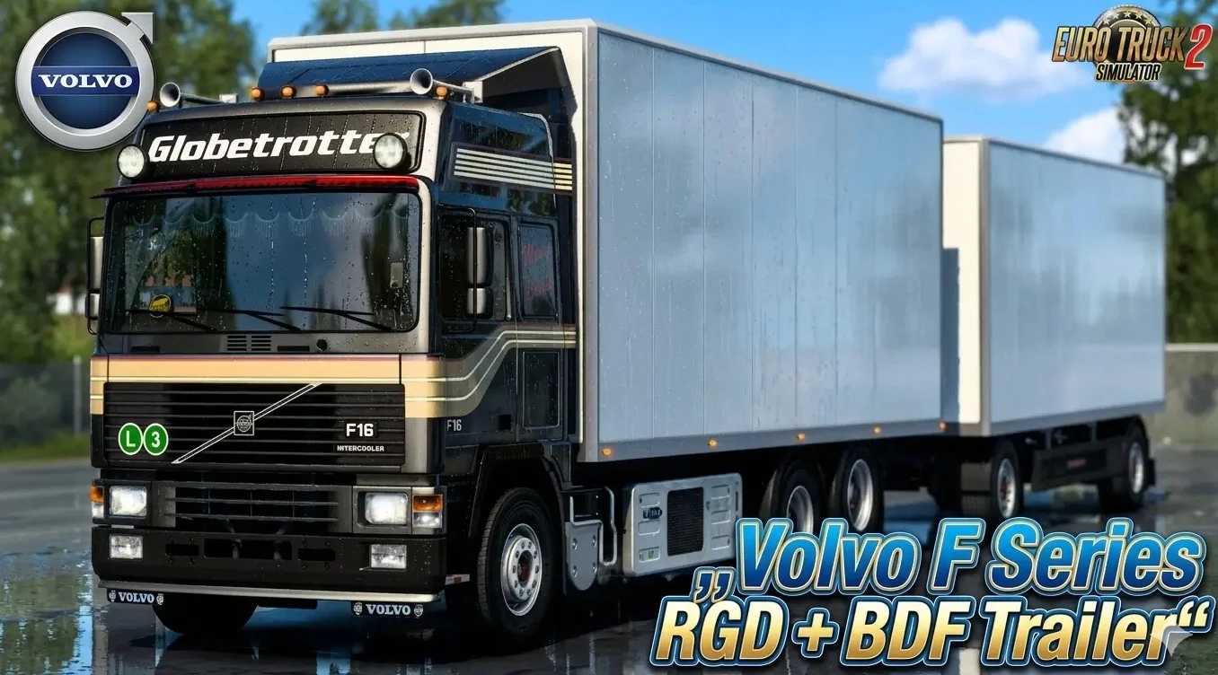 Volvo F Series Rigid + BDF Trailer v1.60 ETS2 - Euro Truck Simulator 2 ...